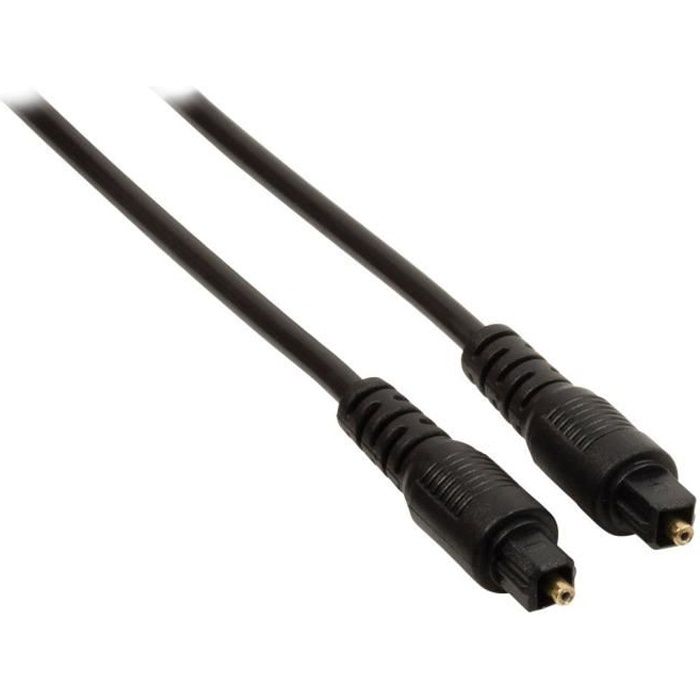 Câble Optique - VSHOP - Haute Qualité - Toslink Plaqué Or - Connexion ...