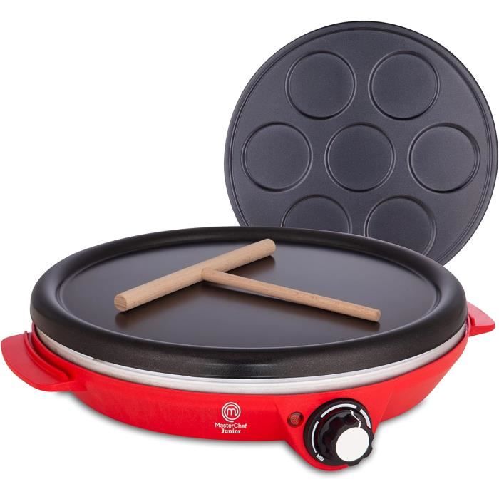 Masterchef Junior - Easy Party 2 en 1 Crêpière Électrique - 2 Plaques ...