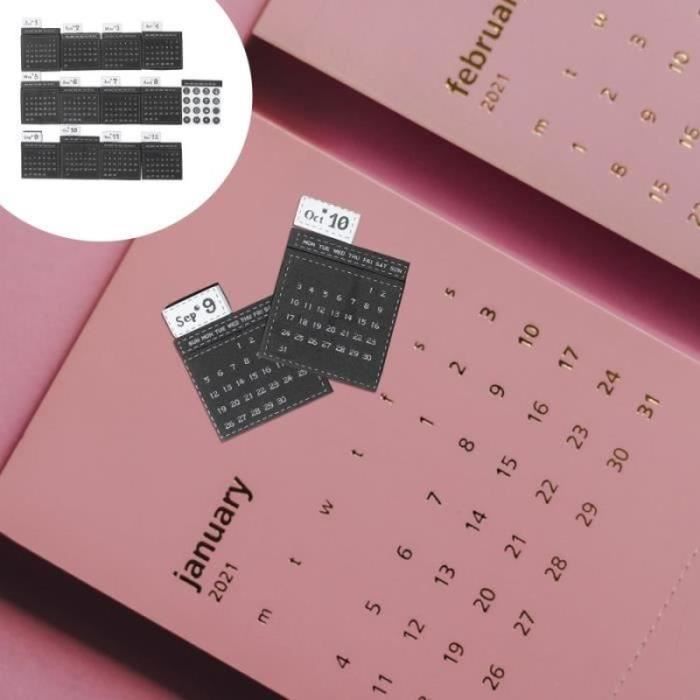 TAMPON ENCREUR DE DECORATION 13 Pièces 2021 Calendrier Articulaire ...