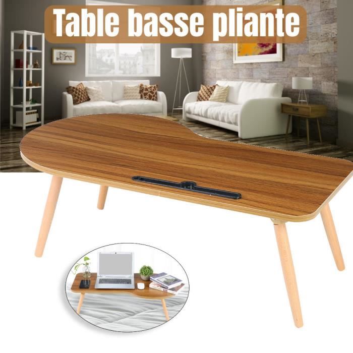 DAM-Support PC Table basse pliant portatif 90* 45* 30cm-DAM709 ...