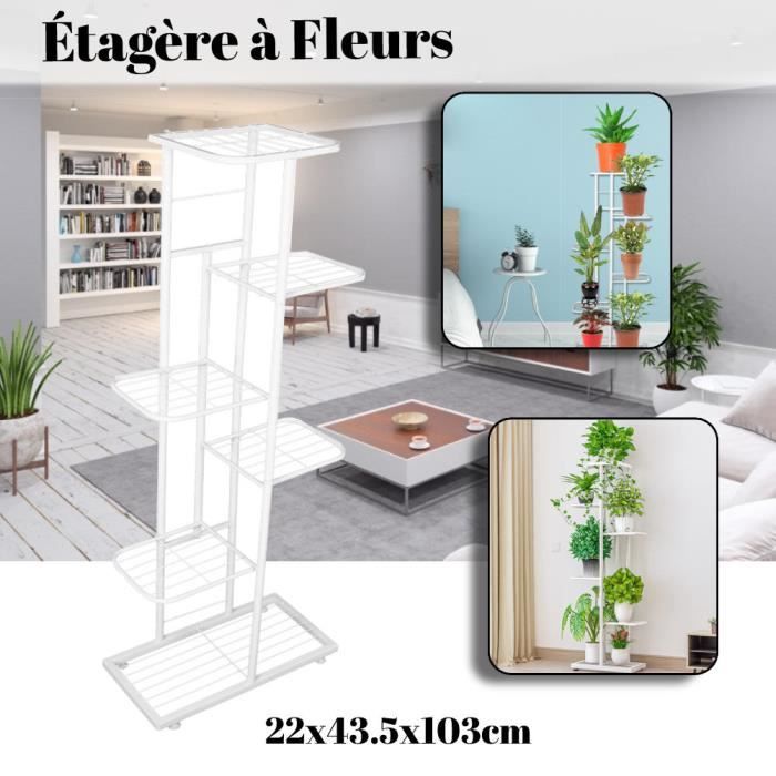 FAE-Support de fleurs en fer 22x43.5x103cm avec manuel en anglais ...