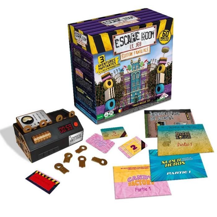 Jeu d'escape Game Riviera Games Escape Room Edition Familiale ...