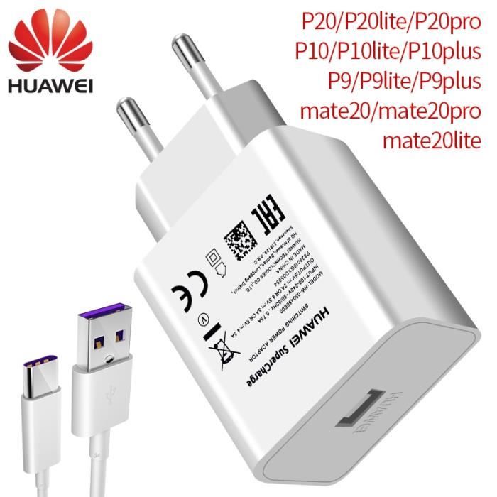 Chargeurs,Huawei Super chargeur Original USB mur voyage rapide ...