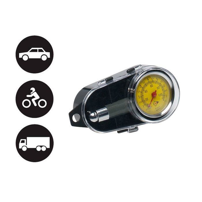 Testeur de pression des pneus analogique - DUNLOP - 41771 - Noir ...