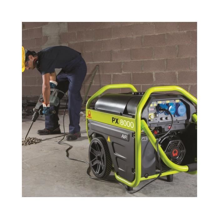 Groupe électrogène PX8000 5,4kW 50Hz - PRAMAC - PK452SXB000 - Cdiscount ...
