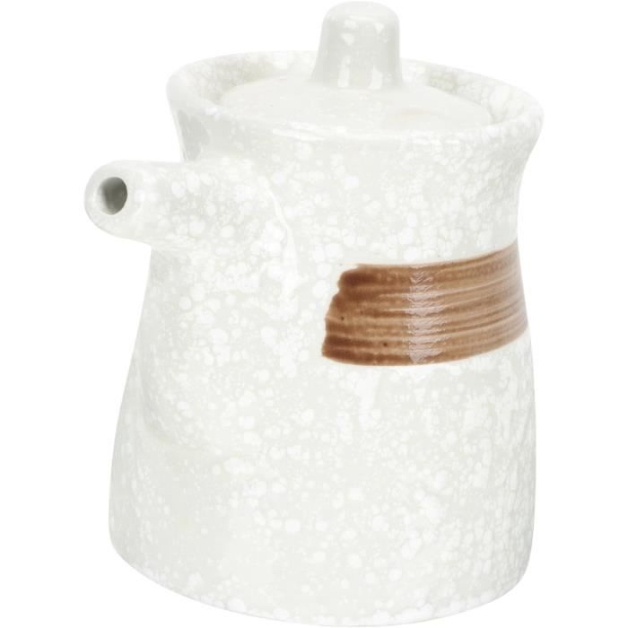 3 Pièces Pot D'Assaisonnement Castor Huilier Ceramique Pot À Condiments ...