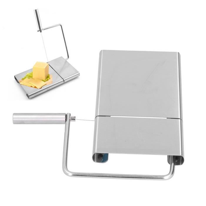 Coupe-fromage - SONEW - Acier Inoxydable - 5 Fils de Tranchage - Antidérapant - 452g - Cdiscount ...