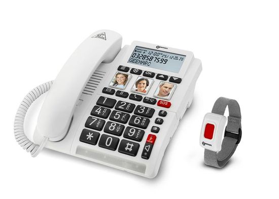 Telephone fixe - pack telephones Geemarc - CL610WHVDE - Cdiscount ...