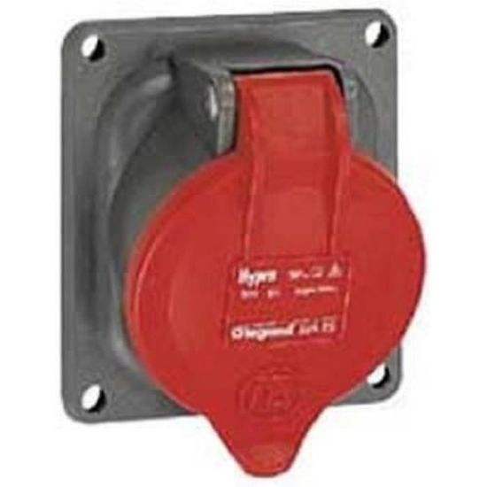 Prise Fixe Hypra 16A - 3P+T - 380V~ À 415V~ Plastique - Ip44[n714 ...