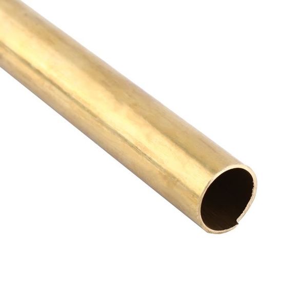 Fdit Brass Tubing Tube Rond en Laiton longueur de 50cm de Modèle Fabrication (20mm Diamètre ...