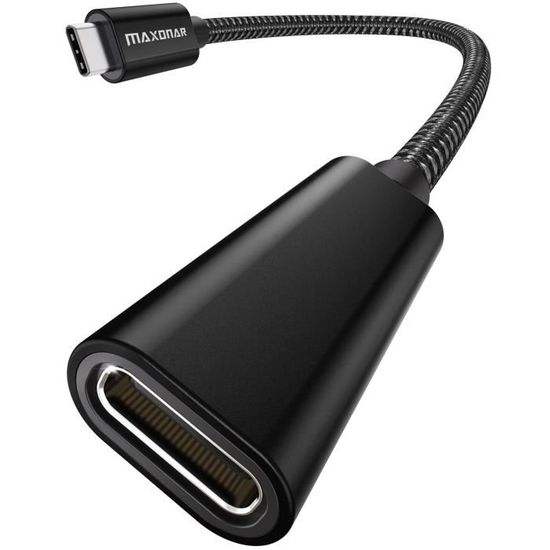 Rallonge Usb C 0,3M-30Cm Usb3.1 (20 Gbit-S) Type C Prise D'Extension ...