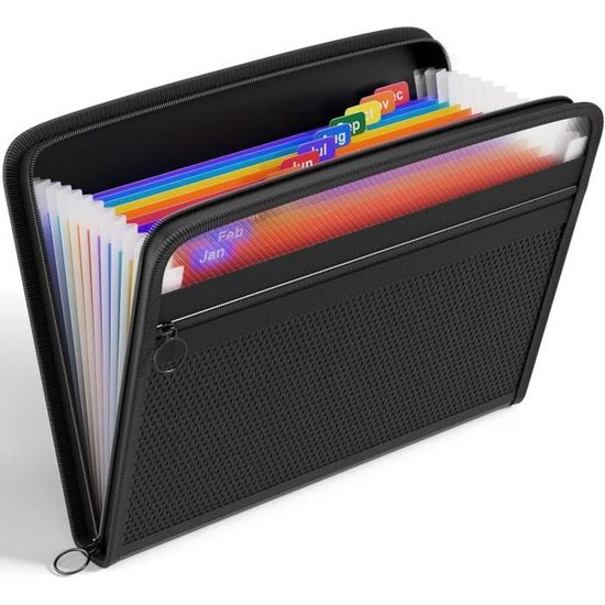ThinkTex Extensible Pochettes pour Documents 13 Poches, A4 Trieur ...