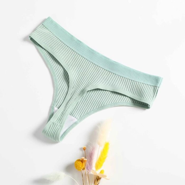 Culotte string en coton pour femme,sous-vêtement sexy,caleçon féminin ...