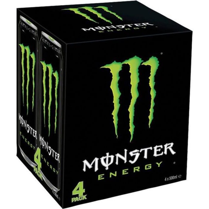 Monster Energy Cans 50CL 4-pack (pack de 4) - Cdiscount Au quotidien