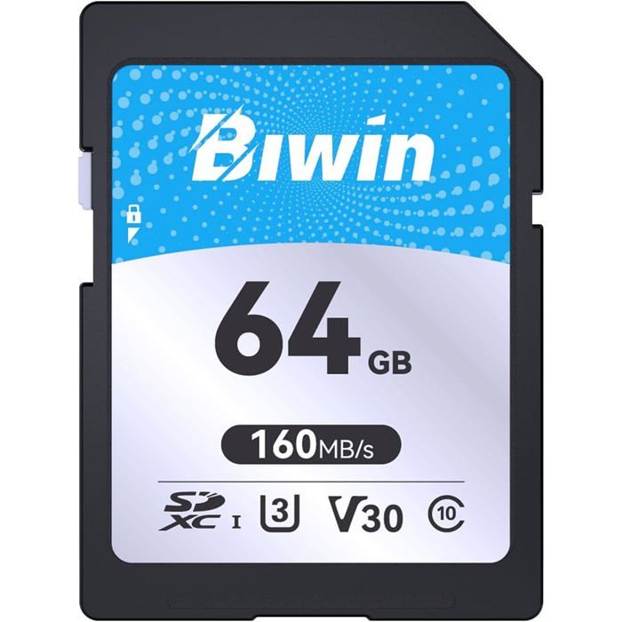 Carte Sd Sd160 64 Go, Carte Mémoire Sdxc Pour Appareil Photo, Vitesse ...