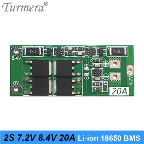 2S-8.4V-20A-BMS--Carte de protection PCB BMS pour batterie au lithium ...