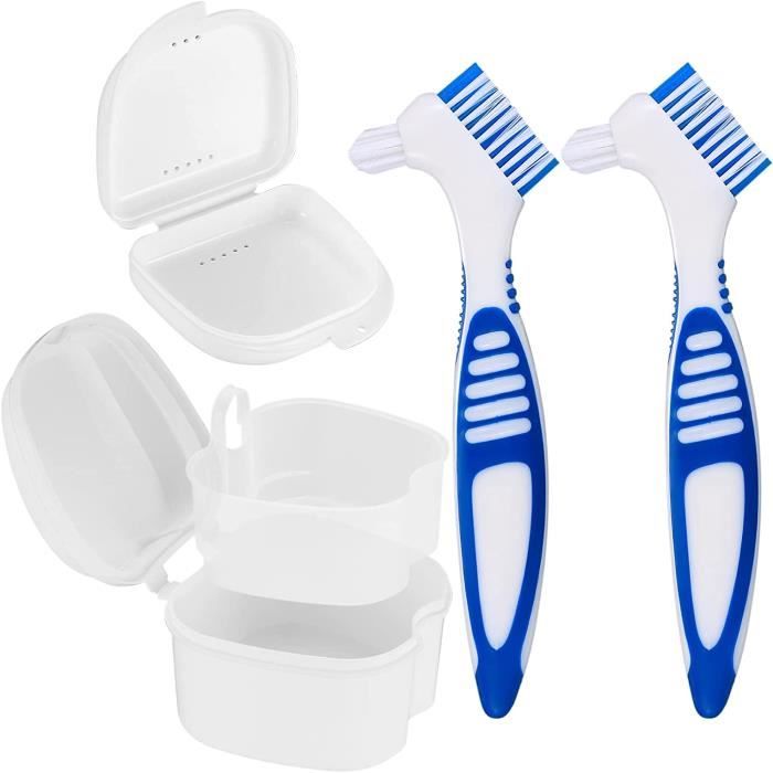 Bains Pour Prothèses Dentaires - 4 Boîte Rangement Boite Appareil ...