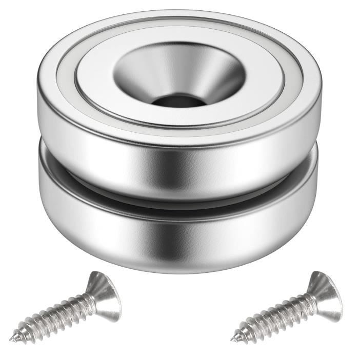 Aimant Puissant Frigo - 2Pcs - 25 X 8Mm - Neodyme - Aimants Pot Pour ...