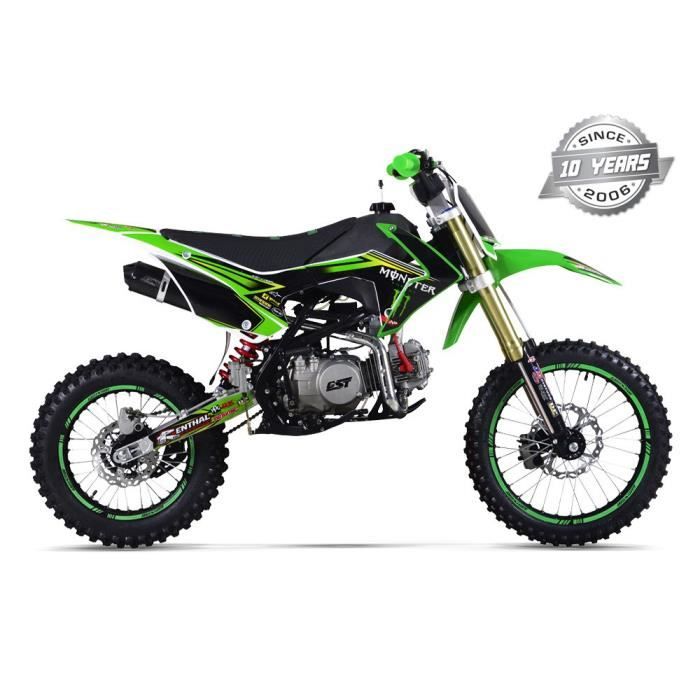 Pit bike/Dirt bike GUNSHOT 140 FX MONSTER - grandes roues - Vert - 2016 ...