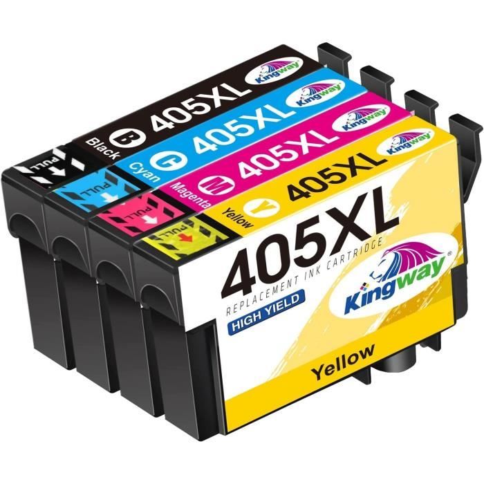 4-Pack Cartouches d'encre pour Epson Workforce Pro WF-3820 DWF WF-4820 ...