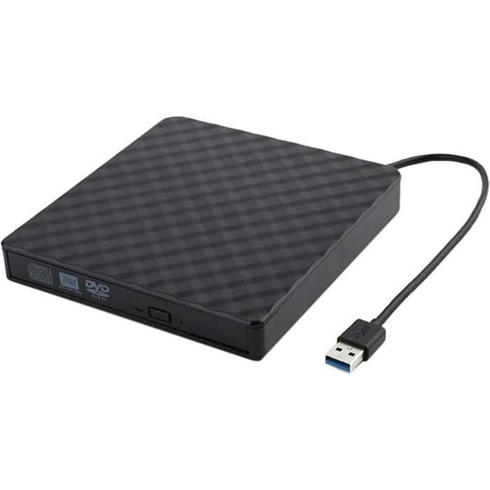 Lecteur CD DVD Externe Graveur DVD CD Externe Combo Optique USB 3.0 ...