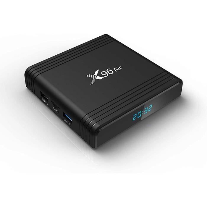 Boîte TV Intelligente, X96 Air Android TV Boîte Android 9,0 Amlogic ...