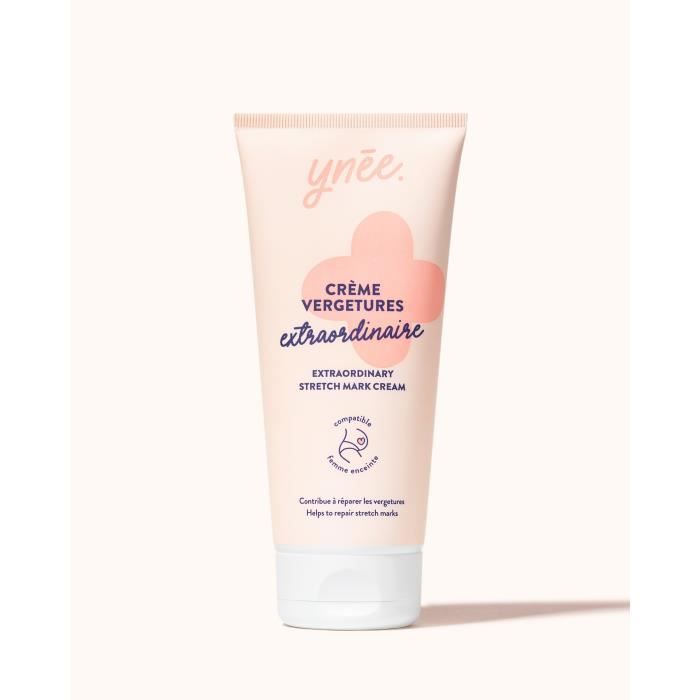 YNEE Crème Anti-Vergetures Extraordinaire 200 ml Contribue à réparer ...