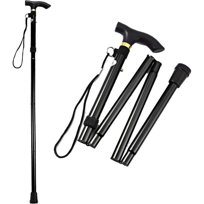 Canne De Marche Réglable En Hauteur Pliable Extensible Aide À La ...