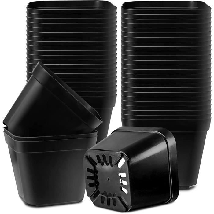 Pots pour Semis, 10cm 20 Pieces Pots de Pépinière, Plastique ...