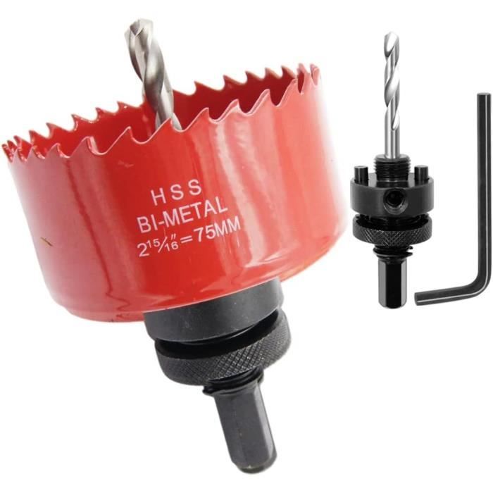 Scie Cloche 75Mm, Mèche Cloche À Arbre Pour Usage Intensif, Foret 4341 ...