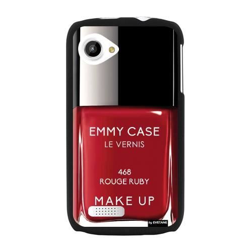 Coque vernis rouge ruby pour Wiko Cink Slim - Cdiscount Téléphonie