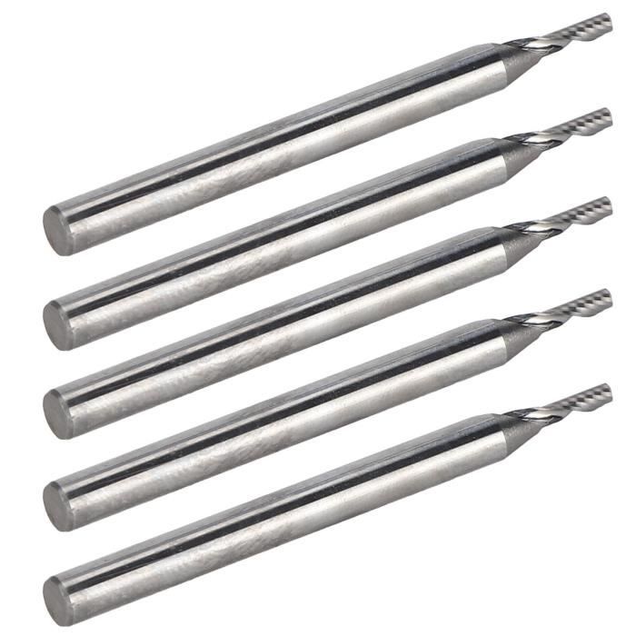 EJ.life Fraiseuse Fraiseuse 5 pièces fraise en acier au tungstène ...