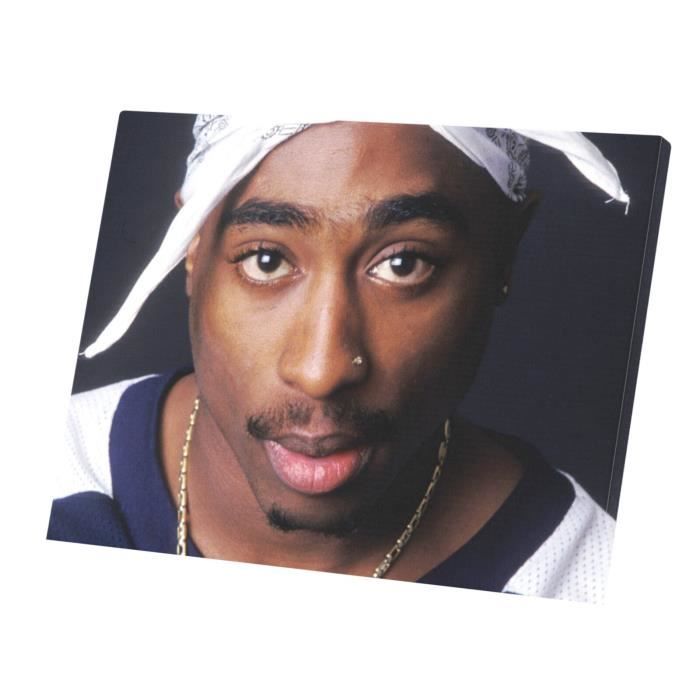 Tableau Décoratif Tupac Shakur Rapper Rap Hip Hop Legend Portrait ...