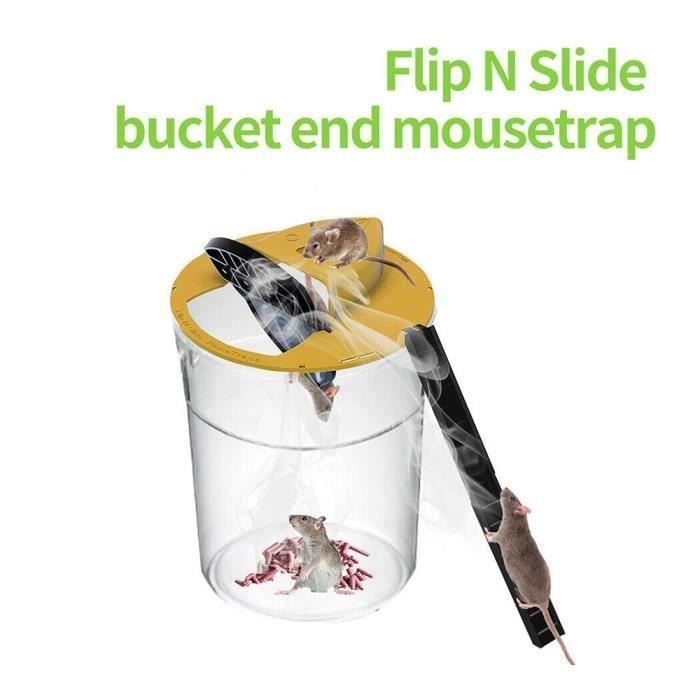 Brave-Milaya-Piège à souris Flip sans seau-facile à nettoyer-facile à ...