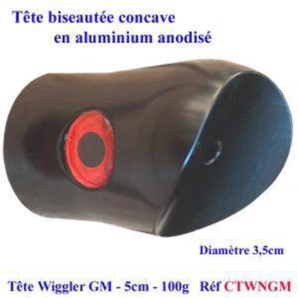 LEURRE LES MODULABLES GM 32cm 265g - Tête Wiggler à visser - 5cm - 100g - Noir - Cdiscount Sport