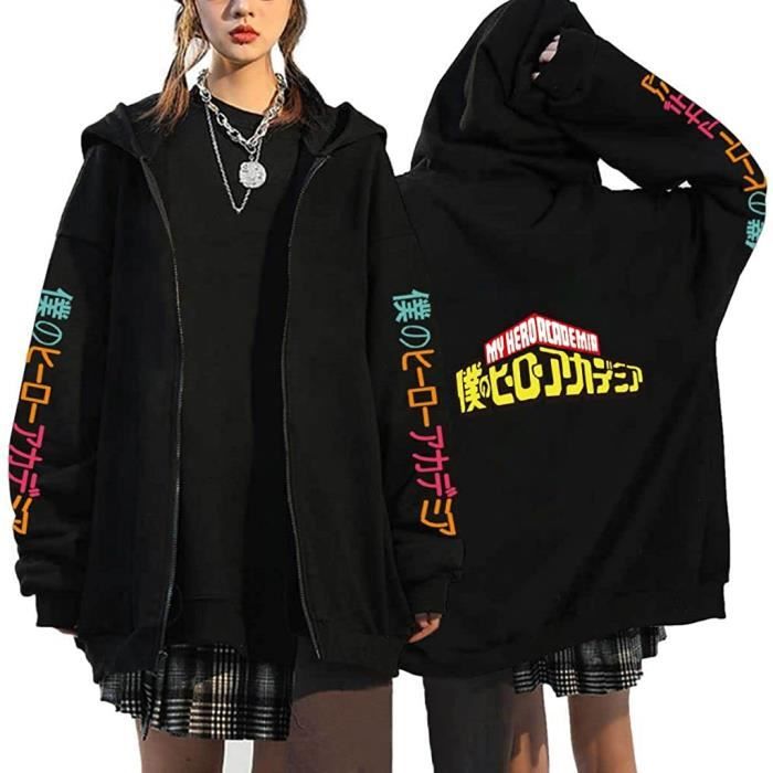 Sweat à Capuche My Hero Academia Anime 6D Imprimé Bakugo Katsuki Pull ...
