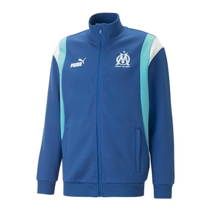 Veste OM Archive 2022/23 - clyde royal/white - L - Cdiscount Sport