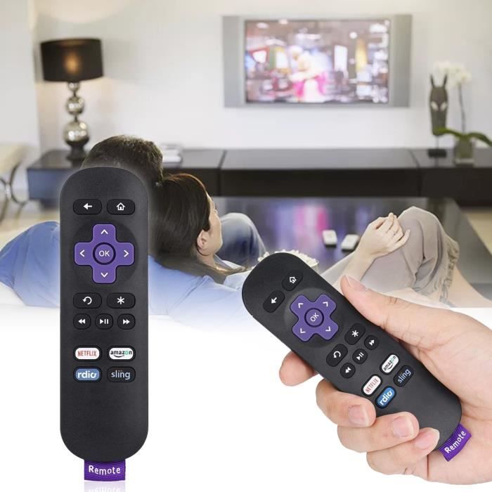 Convient pour la télécommande du décodeur ROKU 3 Roku 1, 2, 4, (HD, LT ...