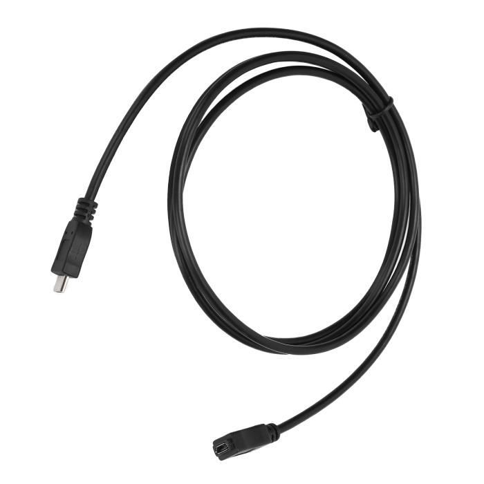 Qiilu Rallonge mâle à femelle Câble d'extension mâle à femelle de 1,5 m / 4,9 pieds Cordon ...
