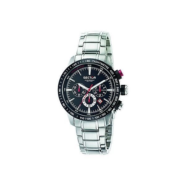 Montre - Sector - 850 - Chronographe - Bracelet noir - Étanchéité 10 ...