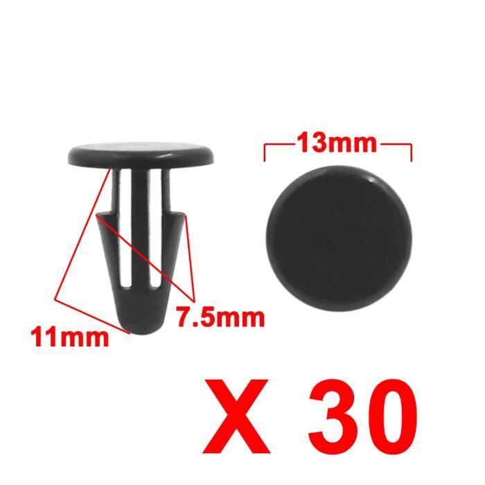 30Pcs la vis retenue automatique fixation capot Rivet Clip poussoir ...