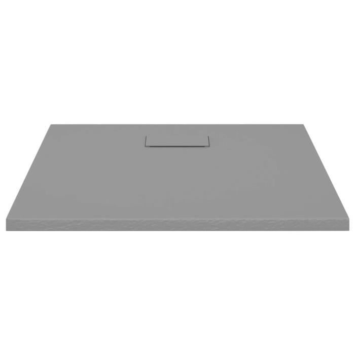 YAJ - Receveur de douche SMC Gris 90x90 cm - DX1010 - Cdiscount Bricolage
