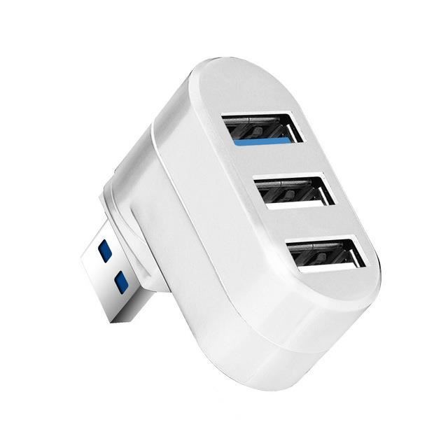 HUB,White--Mini Hub Usb 3.0 À 3 Ports, Séparateur De Transfert De ...