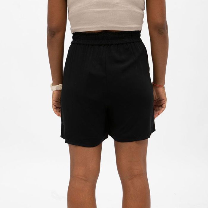 Short fluide taille haute élastique Femme VERO MODA Noir - Cdiscount ...