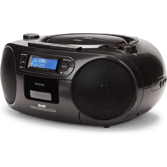 Radio Hi-Fi portable - Aiwa - BBTC-660DAB/BK - Bluetooth - DAB+ - USB ...
