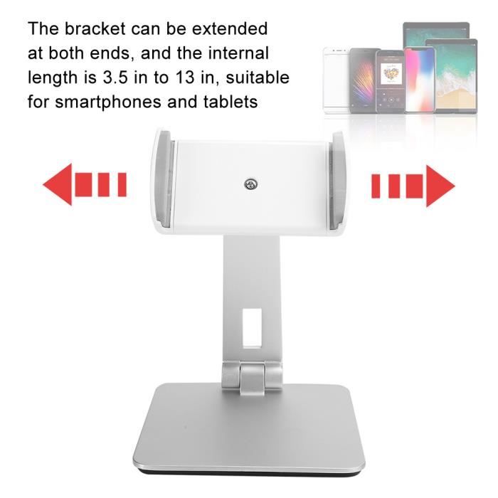 Universal Smartphones Stand Base en métal en alliage d'aluminium Tablet ...