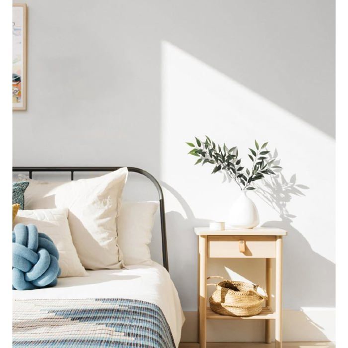 Papier peint autocollant blanc mat- Papier mural- 44x300 cm-Film ...