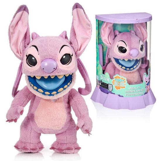 Disney Stitch - Peluche Angel Marionnette Real FX Interactive ...