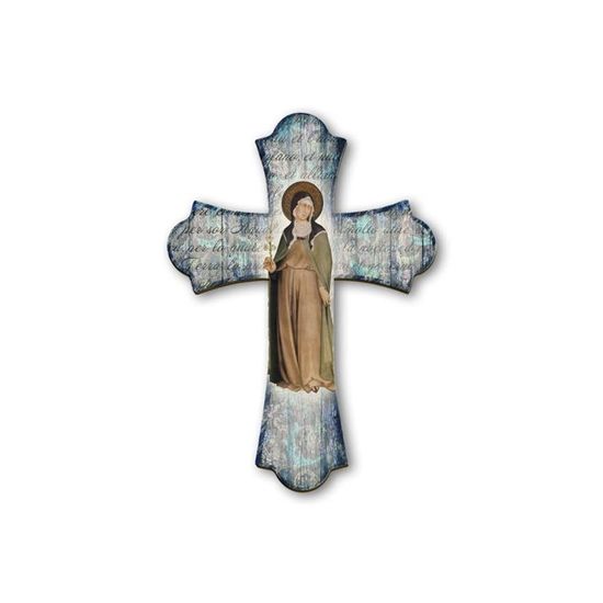 F.lli bonella Fratelli Bonella | Croix Vintage en Bois Religieuse de ...