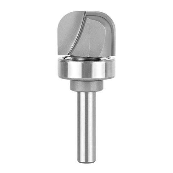 Fraise Bol et Plateau de Fraise Defonceuse 8mm Fraise à Rainure Ronde Outils à Bois 2 flûte ...